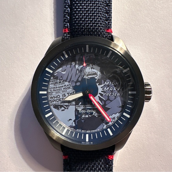 Citizen | Accessories | Citizen Mens Captain America Eco Drive Blue 43 ...